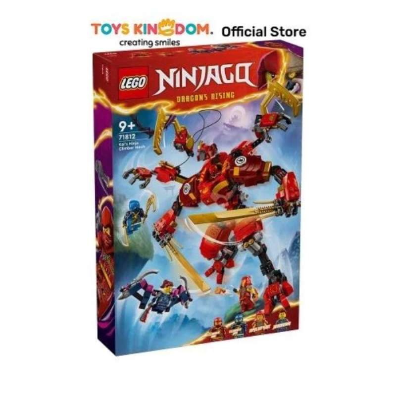 Jual Toys Kingdom Lego Ninjago Kais Ninja Climber Mech 71812 Di Seller ...