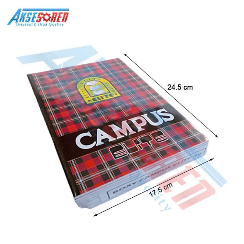Jual Aksesoren Buku Tulis Elite Campus 50 Lembar [1 Pak / 10 Buku ...
