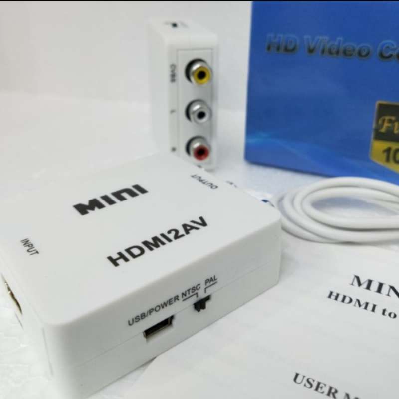Jual Mini Box Hdmi2av / Hdmi To Av Rca Conventer Adaptor Di Seller ...