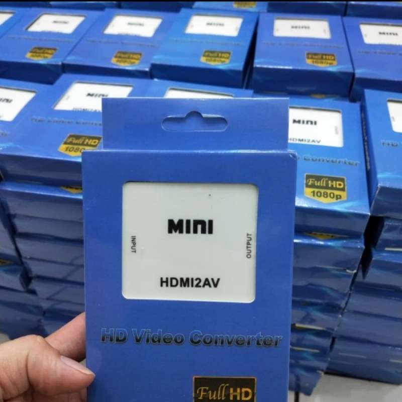 Jual Mini Box Hdmi2av / Hdmi To Av Rca Conventer Adaptor Di Seller ...