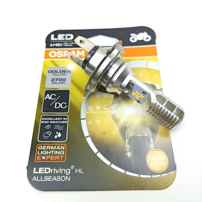 Jual Osram Bohlam Lampu Motor Led Kuning 2700k H6 M5 T19 Semua Bebek ...