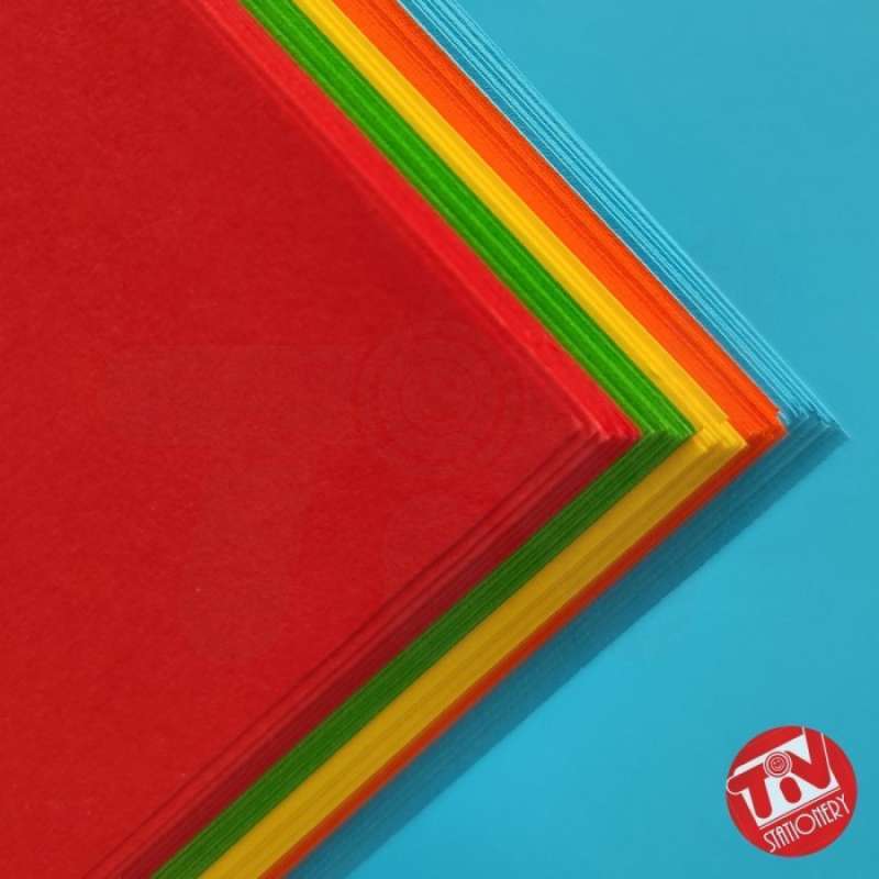 Jual Kertas Hvs Paperfine Warna A4 80 Gsm (1 Pack = 25 Lembar) - Merah ...