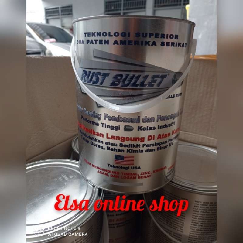 Promo Rust Bullet Cat Anti Karat 5 Liter Membunuh Karat Diskon 3% Di ...