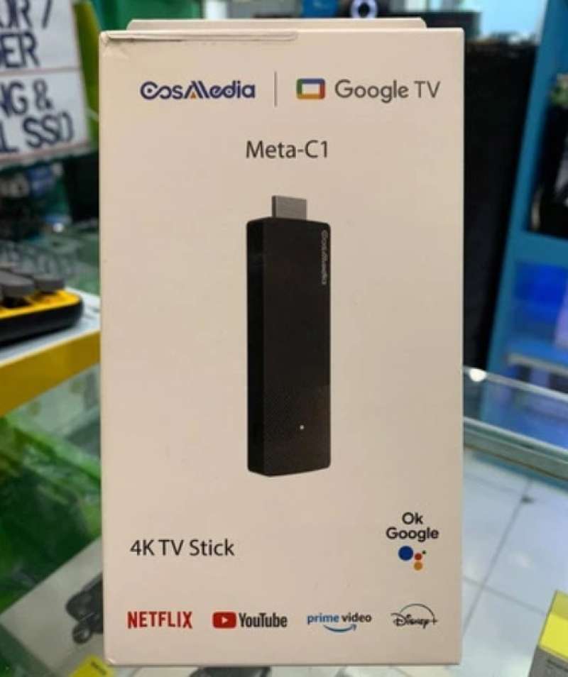 Jual Smart Tv Stick Cosmedia Hdmi Android 11 Mini Google Chromecast 4k ...