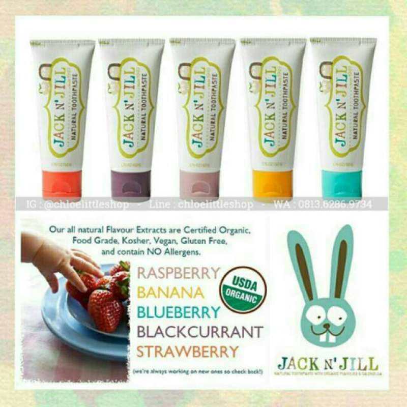 Jual Jack N' Jill Natural Calendula Toothpaste 50g - Berries& Cream Di ...