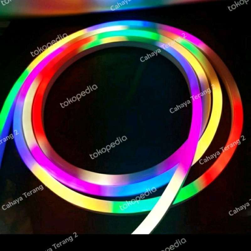 Promo Lampu Led Neon Flex Rgb 220v Flexible Sign Full Warna 5 Meter ...