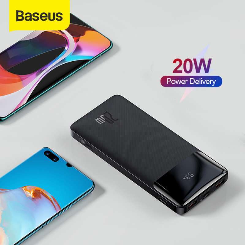 Promo Power Bank Baseus 20w Fast Charging Quick Charge 3.0 Type C Pd ...