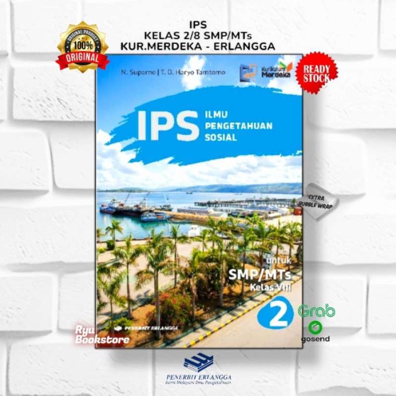 Promo Original Ips Kls 2/8 Smp/mts Kur.merdeka - Erlangga Diskon 29% Di ...