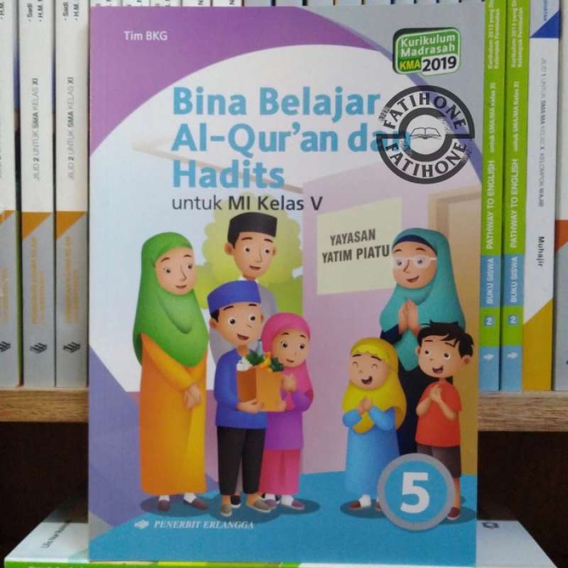 Promo Buku Bina Belajar Al-qur'an Dan Hadits Mi Kelas 1 2 3 4 5 6 Kma 2019 - Multicolor Kelas 5 ...