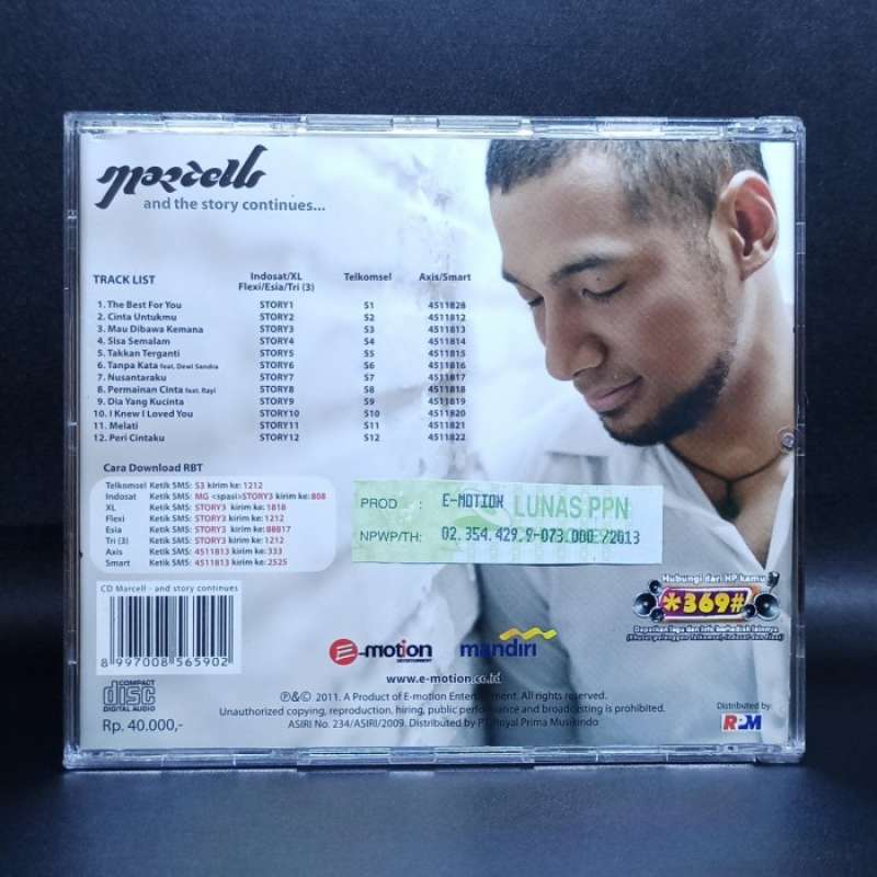 Promo Cd Marcell - And The Story Continues... Diskon 23% Di Seller ...