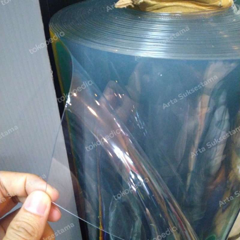 Promo Tirai Plastik Pvc 0,5mm Rollan / Plastik Pvc Fleksibel Mika ...