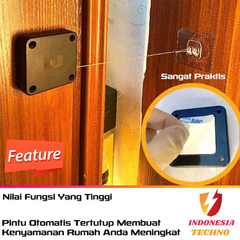 Jual Tali Alat Penutup Pintu Otomatis Tanpa Paku Sensor Tutup Menutup ...