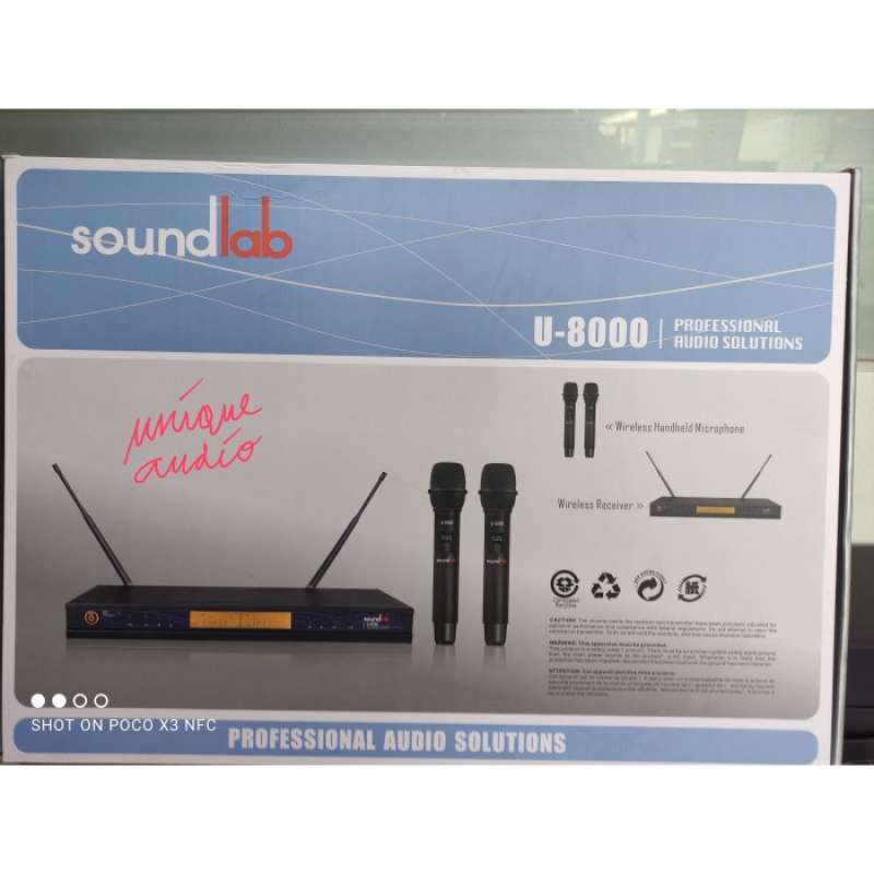 Promo Mic Wireless Soundlab U8000 U-8000 Diskon 23% Di Seller Melodiya ...