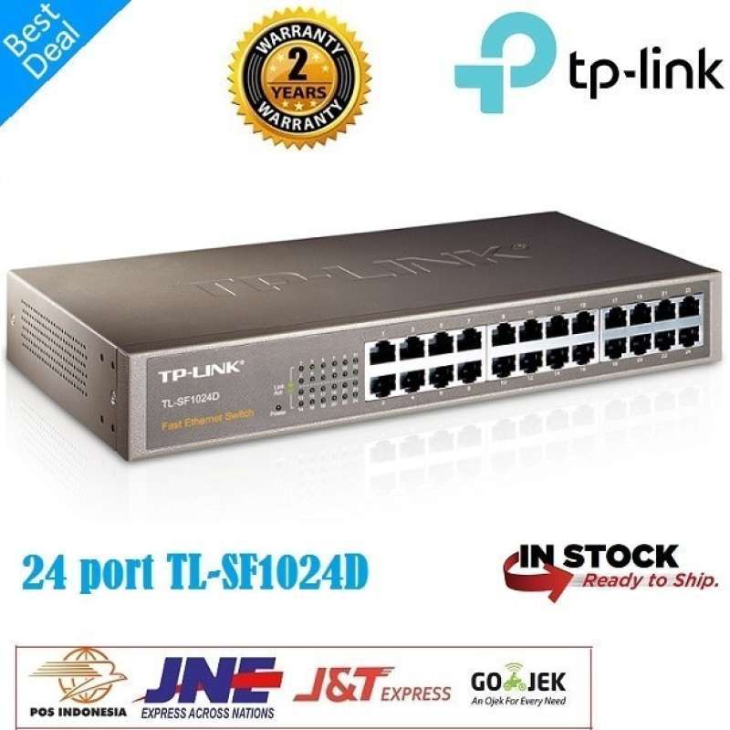 Promo Tplink Tl-sf1024d Switch Hub 24 Port 10/100mbps Garansi Resmi ...