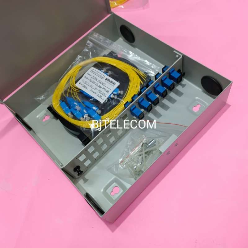 Promo Odf / Otb Wallmount 6 Core Sc Lengkap Pigtail Sc Diskon 23% Di ...