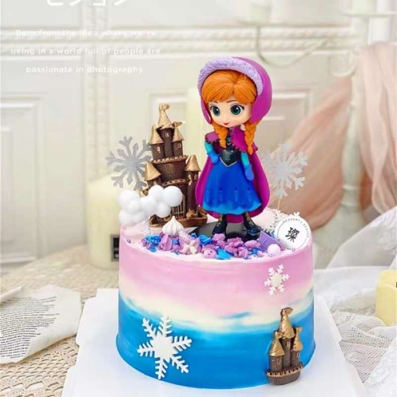 Promo Cake Topper Frozen Disney/hiasan Cake Figure Motif Anna Princess ...