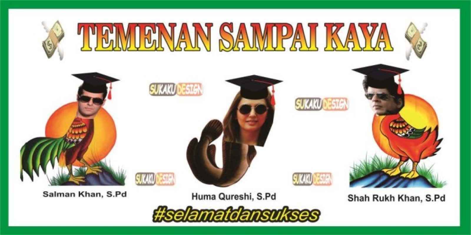 Promo Banner Lucu / Wisuda / Ulang Tahun / Sidang Design Pecel Lele ... Promo Banner Lucu / Wisuda / Ulang Tahun / Sidang Design Pecel Lele ...
