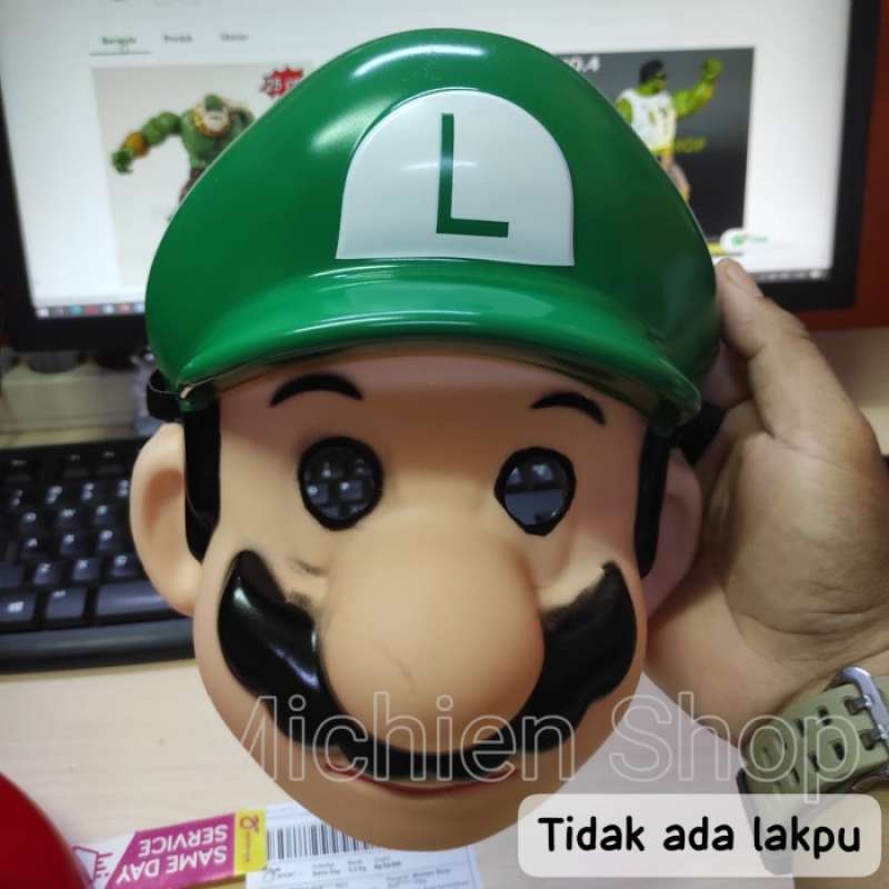 Promo Mario Masks Cosplay Pesta Ulang Tahun Mainan Anak Topeng Diskon ...