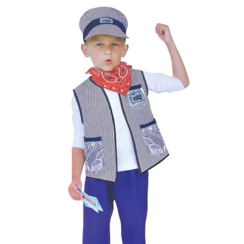 Promo Train Engineer Train Driver Costume Kostum Profesi Masinis Kereta ...