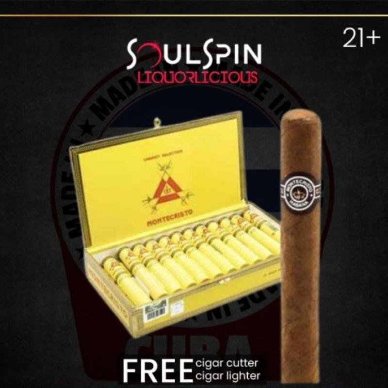 Jual Montecristo Petit Tubos [box Of 15 Sticks] Cuba Cigar Cerutu Di ...