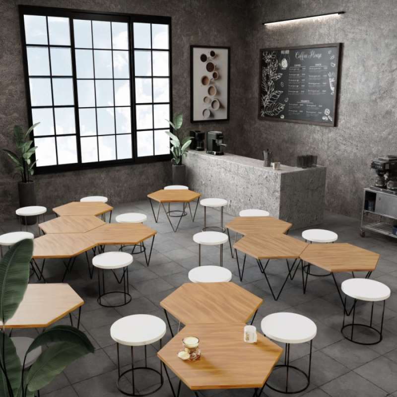 Promo Hexter - Modular Side Table / Meja Tamu Sudut Minimalis Xionco Promo - Hitam Diskon 13% Di ...