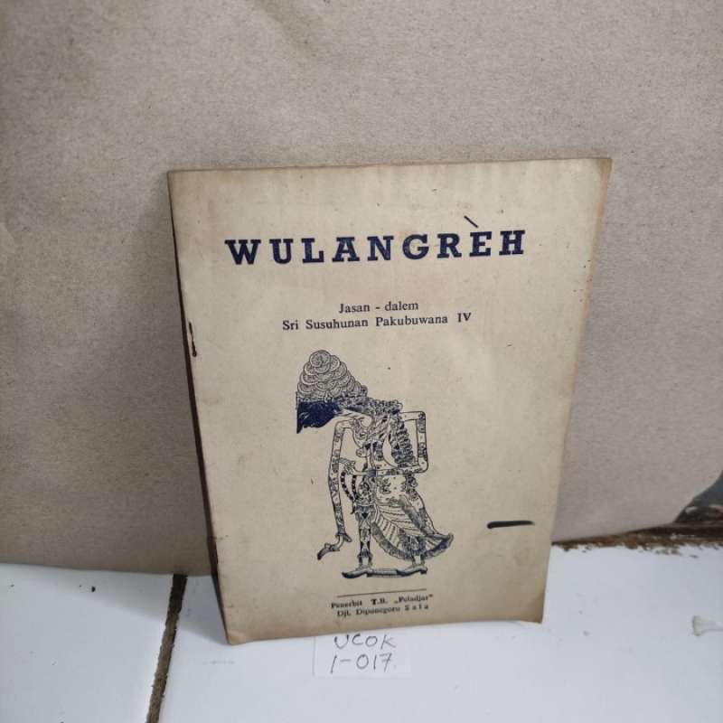 Jual Buku Wulangreh Jasan Dalem Sri Susuhunan Pakubuwana Iv Di Seller ...