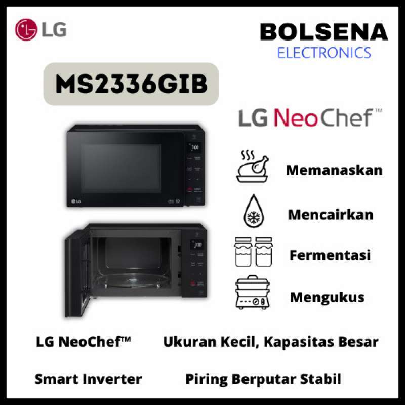 Promo Lg Microwave Smart Inverter Ms2336gib 23l Diskon 33% Di Seller Alfaza Shop - Meruya ...