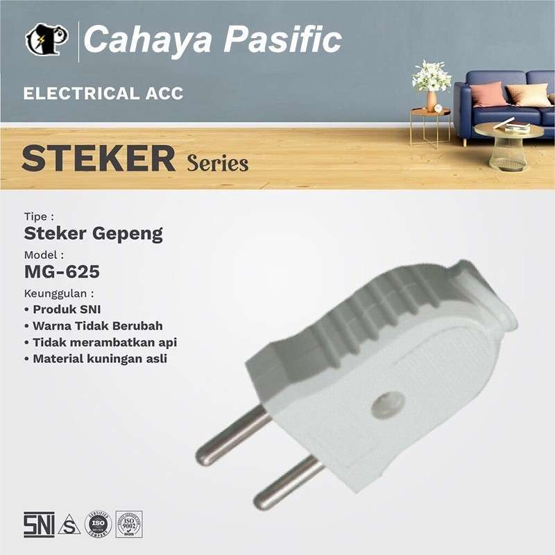 Jual Steker Listrik Gepeng Arde Morgen Colokan Sambungan Kabel Model ...