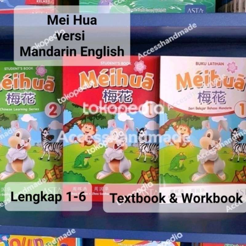 Jual Meihua Buku Mandarin English Mei Hua Book Chinese Textbook Workbook Di Seller Hachi ...