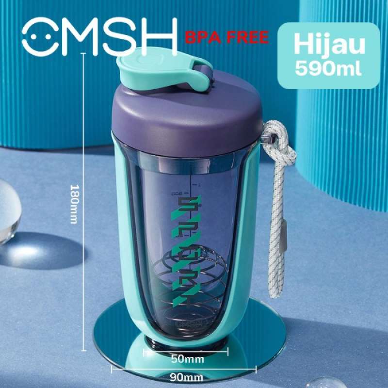 Jual Cmsh 1763 Botol Minum Shaker 590ml Protein Shaker Anti Tumpah Di Seller Shin Store ...