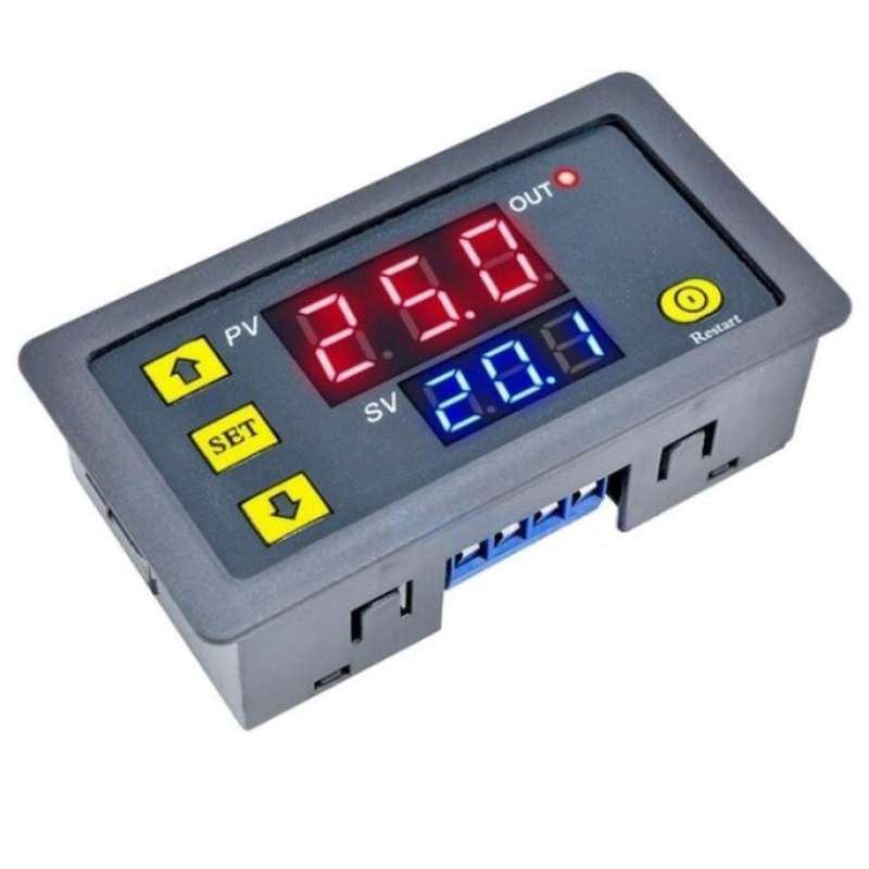 Jual Tm1 24v Dc Digital Cycle Timer Delay Relay Module Led Dual ...
