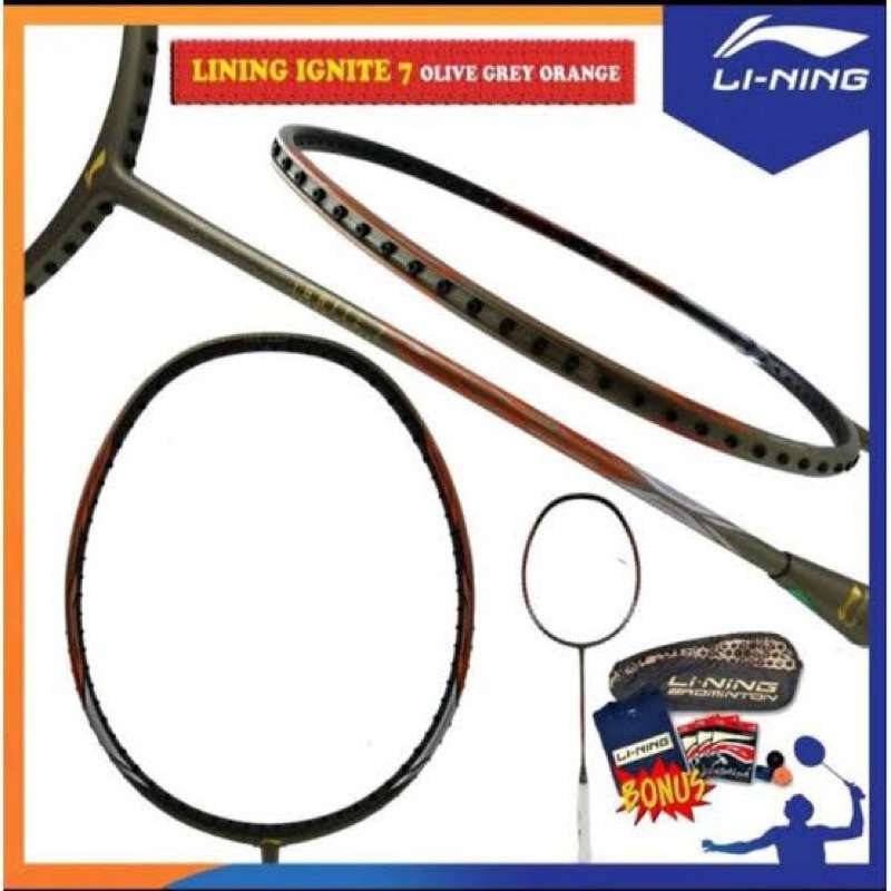Jual Raket Badminton Bulutangkis Li Ning Lining Ignite 8 Dan 7 Original ...