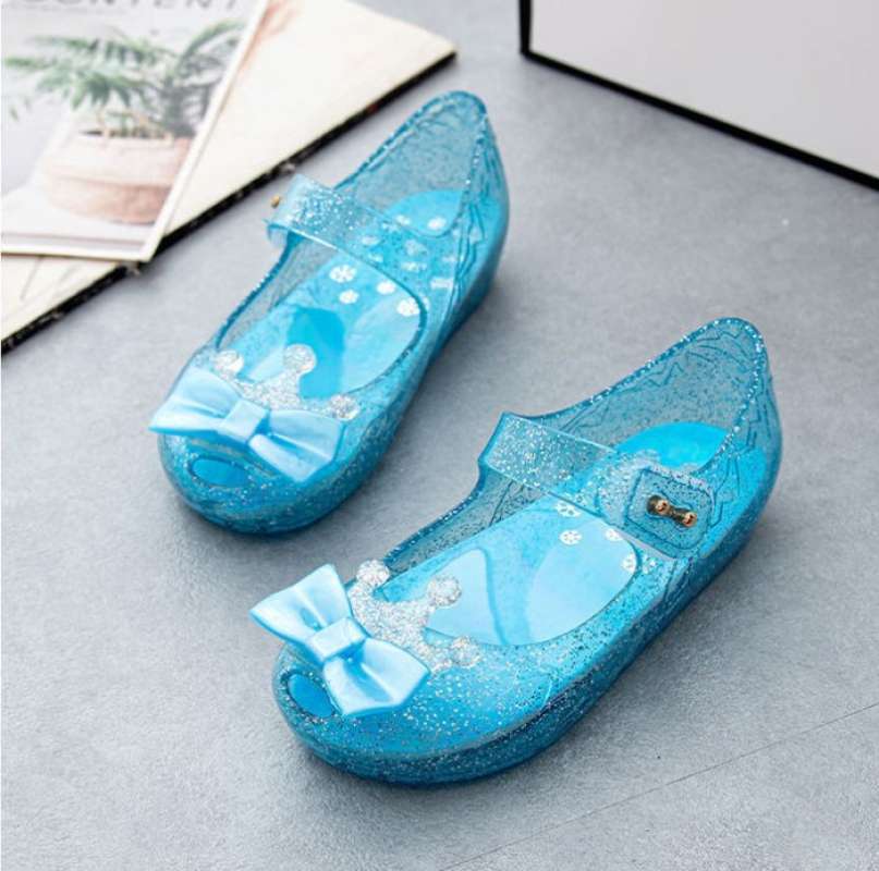 Jual Sepatu Jelly Princess Frozen Cinderella Crown - 29 Kuning Di ...