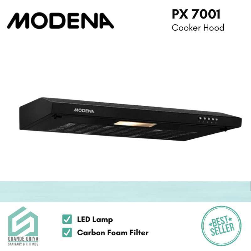 Promo Modena Slim Cooker Hood Penghisap Asap Dapur 70 Cm Px 7001 Diskon ...
