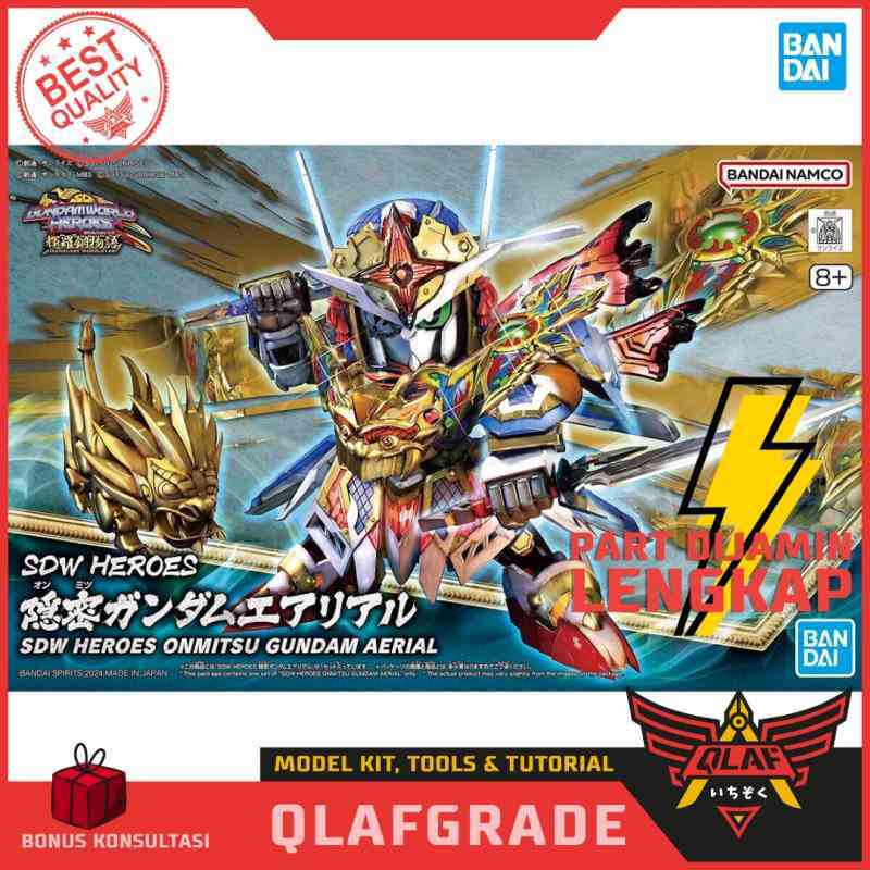 Jual Sdw Heroes Onmitsu Gundam Aerial - Sd Gundam Aerial Bandai Model ...
