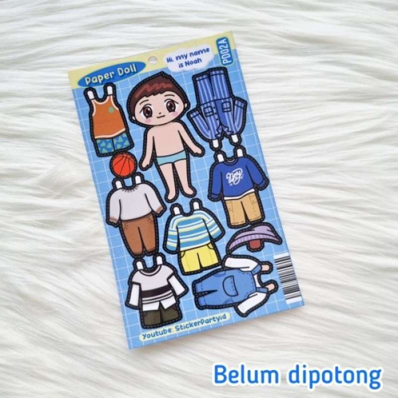 Jual [sticker Party] Paper Doll House Boneka Kertas Rumah Rumahan ...