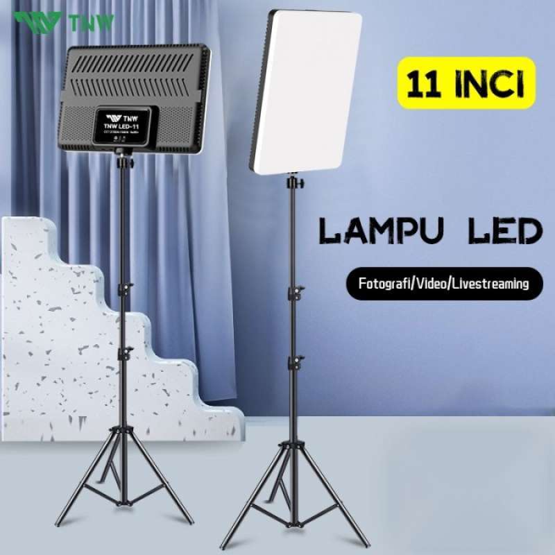 Jual Tnw Lampu Foto Led Lampu Lighting Studio+tripod Lampu Konten ...