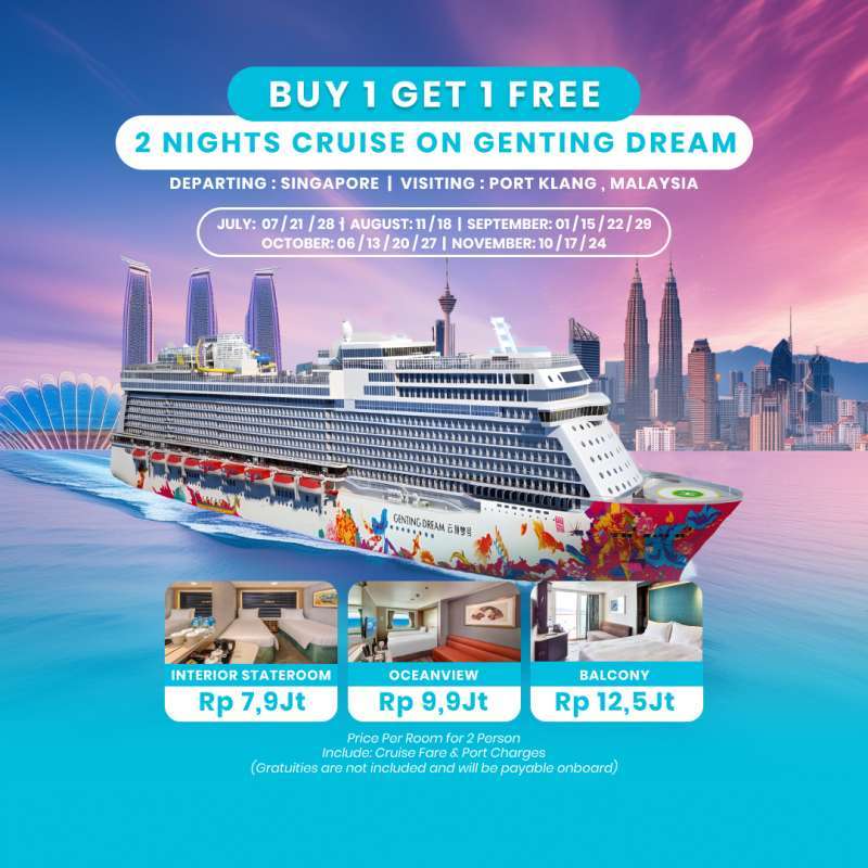 Jual Genting Dream Cruise - Pilihan Harga Termurah Di 2024 | Blibli