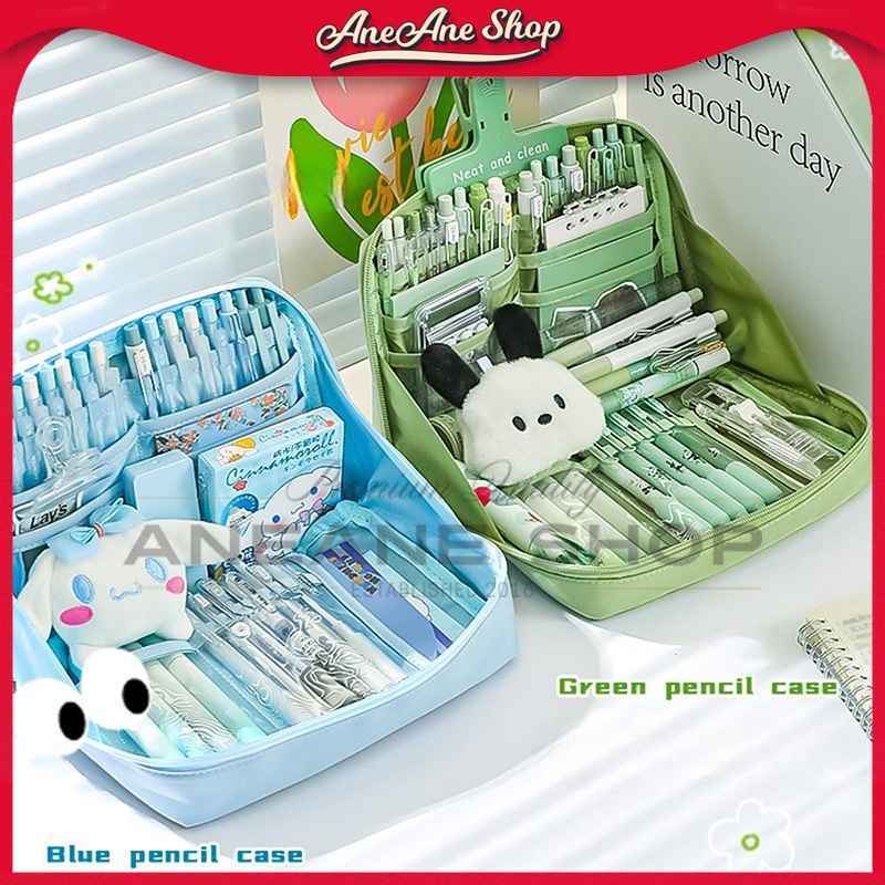 Jual Tempat Pensil Kanvas Kapasitas Besar 12 Lapis Zhibige Tas ...