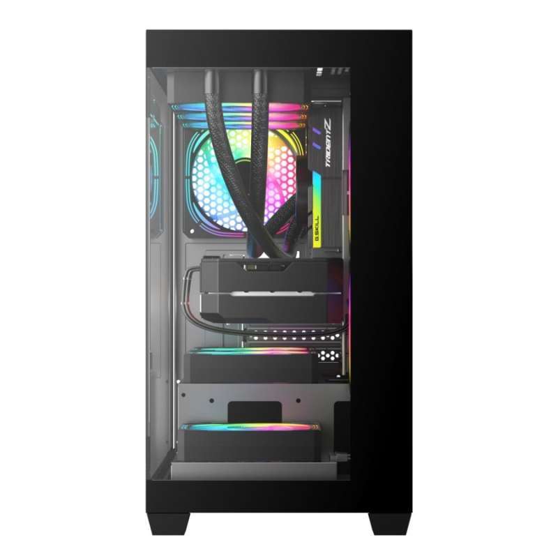 Jual Aigo Darkflash C218m M-atx Pc Case | Panoramic M-atx Chassis ...