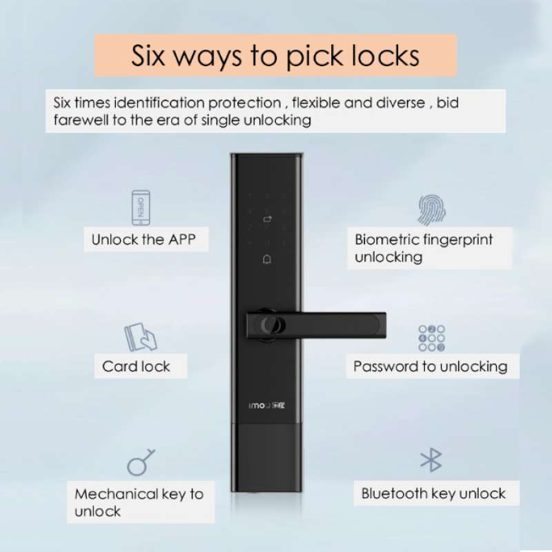 Promo Imou Smart Door Lock / Kunci Pintu Digital K2c Diskon 50% Di ...