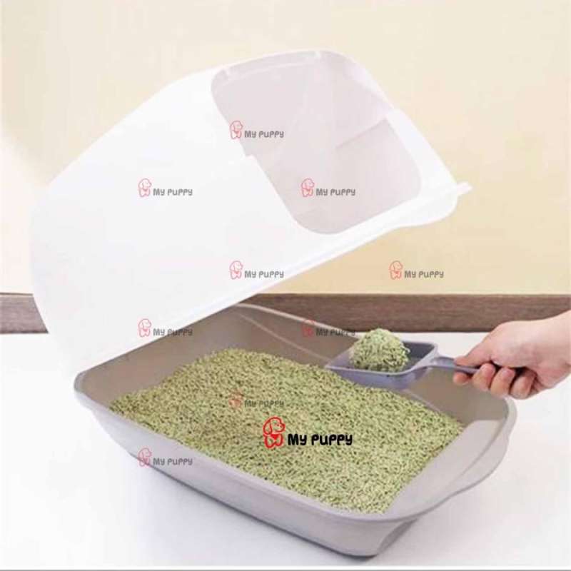 Jual Mame Fully Enclosed Cat Toilet - Cat Litter Box - Toilet Pasir ...