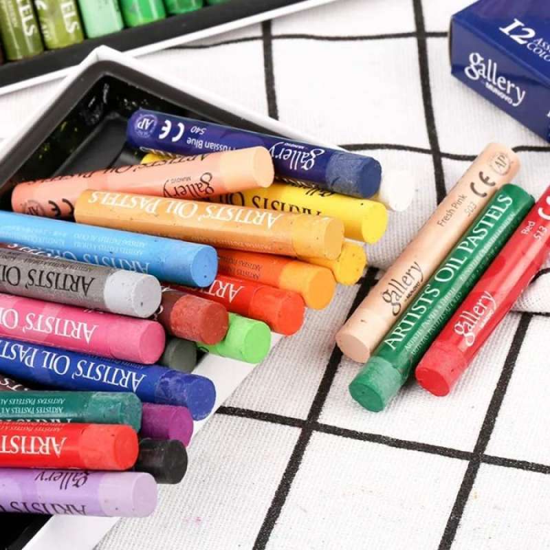 Jual Crayon Krayon Artistt Oil Pastel(48 Warna)untuk Anak Non Toxic ...