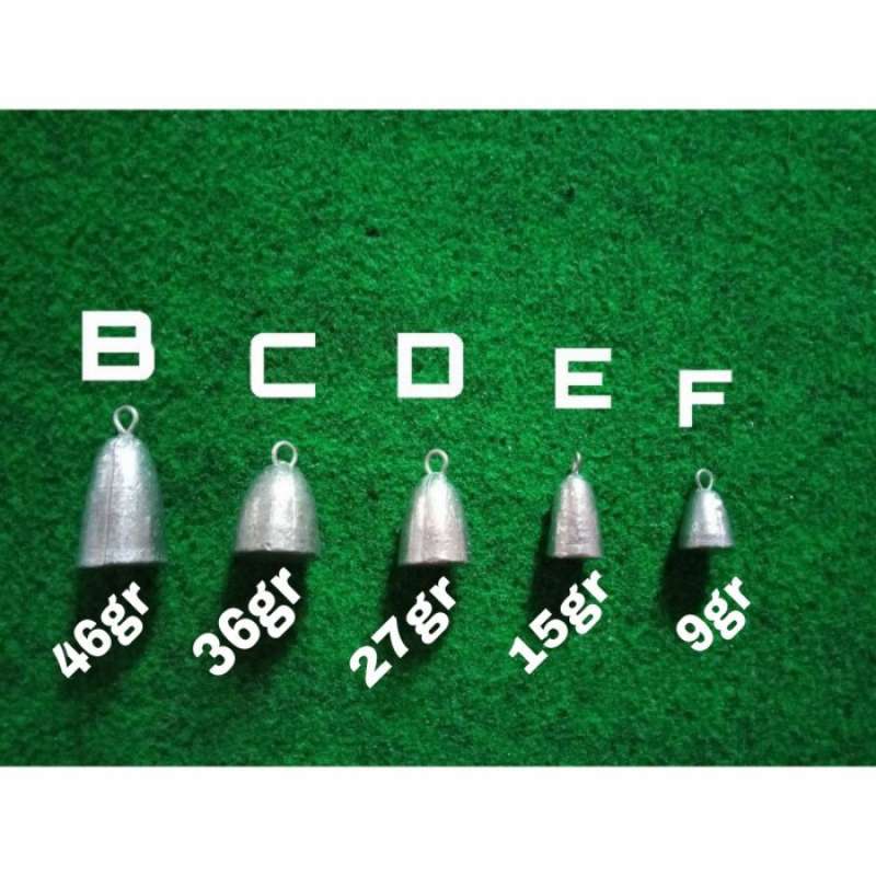 Jual Timah / Timbel / Pemberat Pancing Model Lonceng Harga 1kg ...