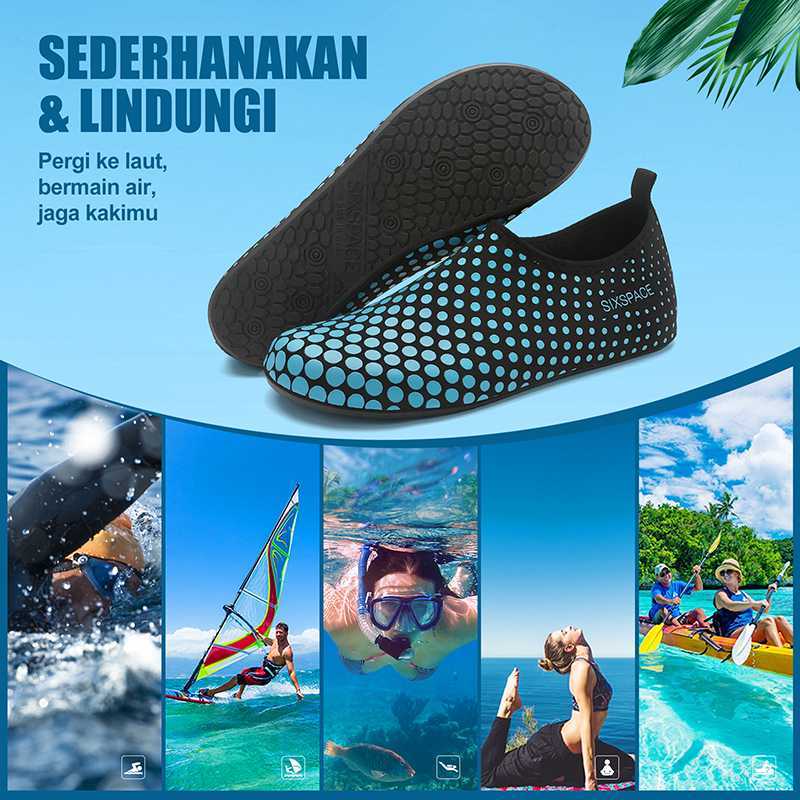 Promo Wolf Sepatu Pantai Renang Snorkeling Rafting Snorkling Surfing ...