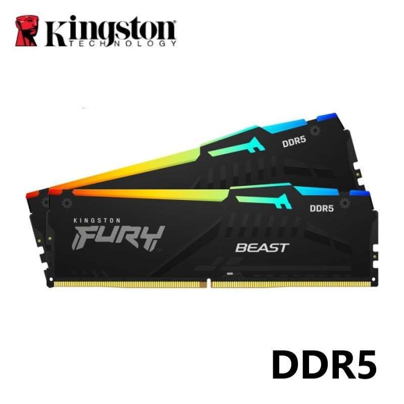 Jual Memory Pc Kingston Fury Beast Rgb Ddr5 2x16gb Pc-41600 5200mhz Di Seller Komputermedan ...