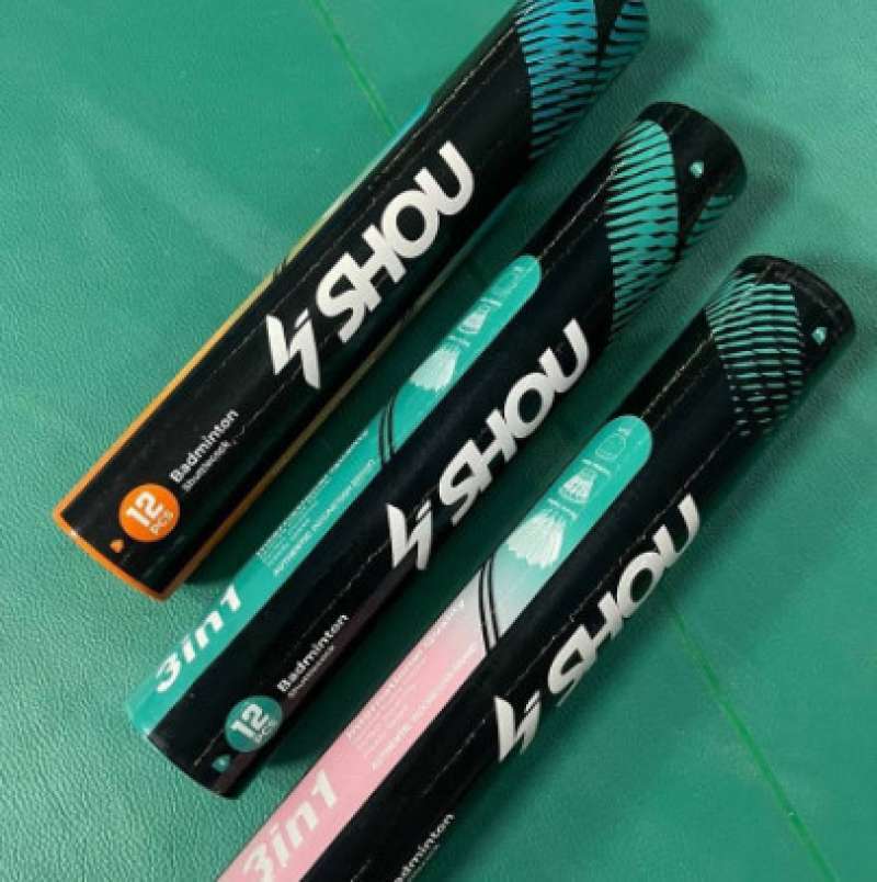 Jual Shuttlecock Badminton Shou 3in1 Technology Kok Badminton ...