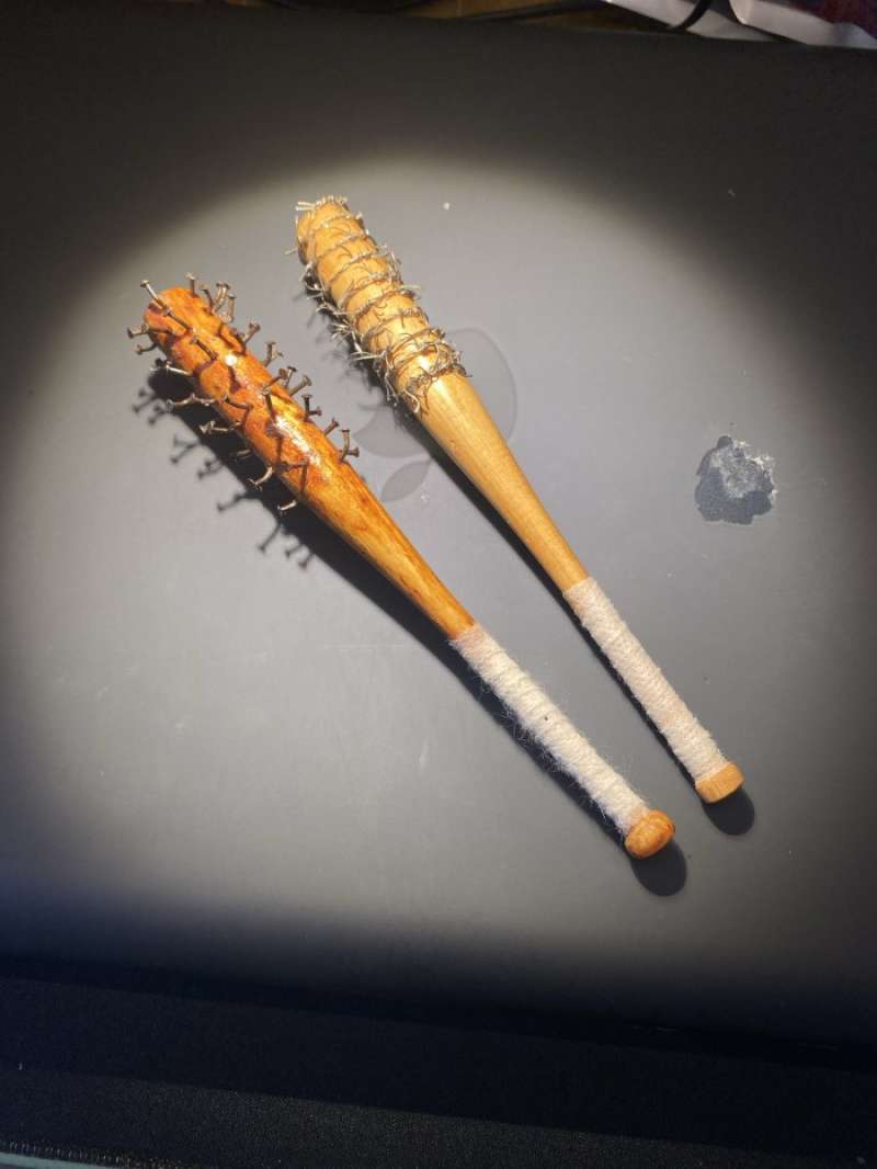 Jual Barbed Wire And Nailed Baseball Bat 1/6 Scale Weapon Kitbash Di ...