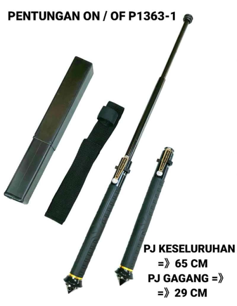 Jual Stick Baton Baton Stick Pentungan Tongkat Besi Padat Otomatis ...