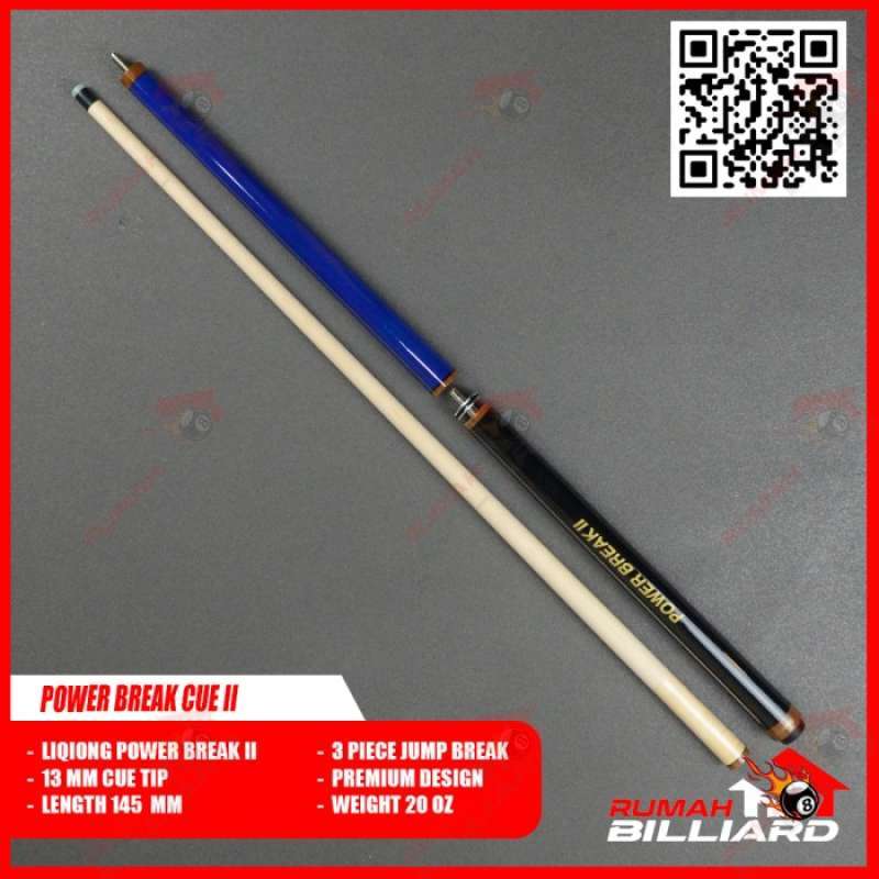 Jual Stick Billiard - Billiard Cue - Power Back Ii - Jump Break Cue - Blue Di Seller Tombstone ...